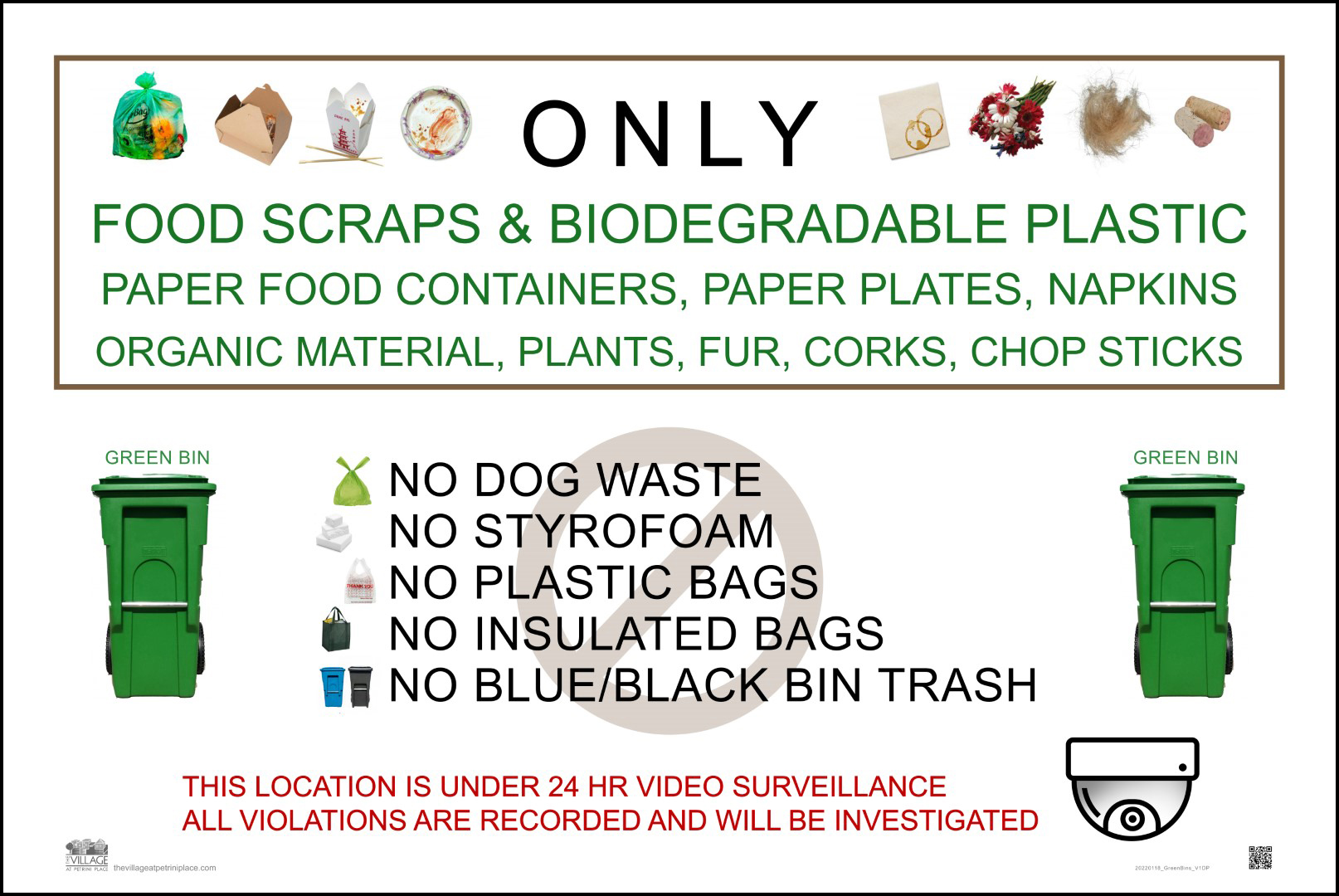 NEW TRASH & RECYCLE RULES | The Village at Petrini Place